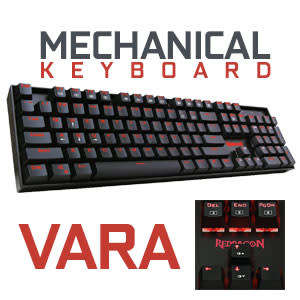 Keyboard & Mouse Bundles - REDRAGON VARA K551 ** WIRED MECHANICAL GAMING KEYBOARD ** GOOD ...